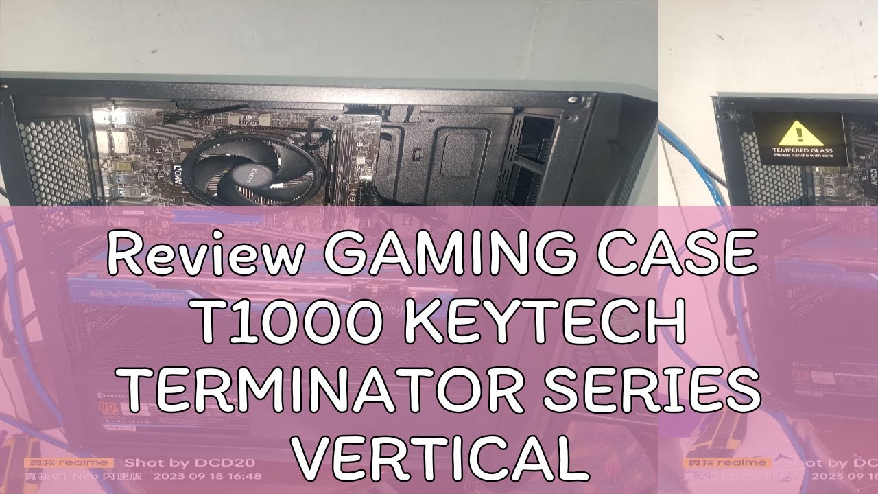 Review GAMING CASE T1000 KEYTECH TERMINATOR SERIES VERTICAL GPU CAPABLE ...