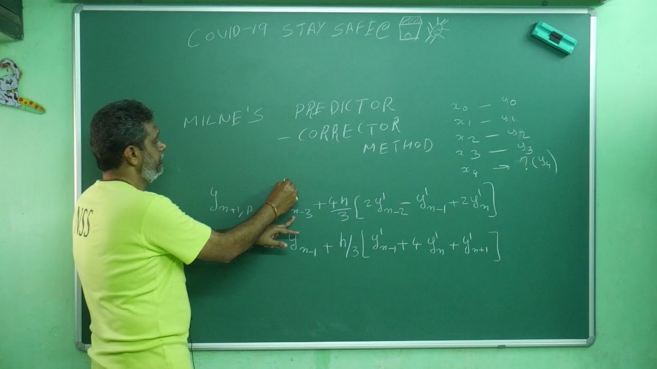 Numerical Methods 03/ Formula for Milne's Predictor-Corrector Method By ...