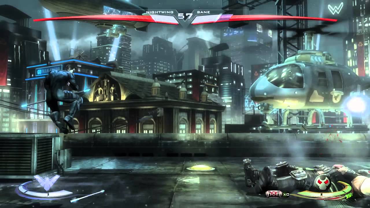 Nightwing vs Bane - YouTube