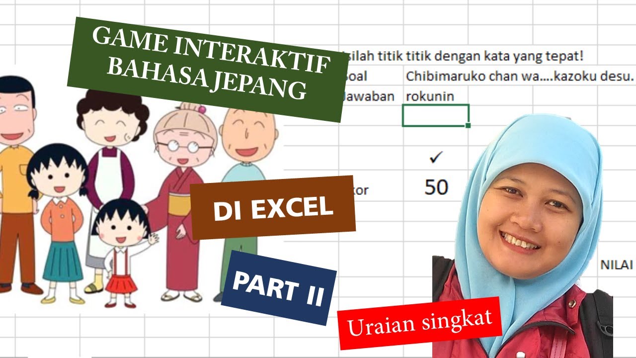 Membuat Game Interaktif Bahasa Jepang Berbasis Excel- Part II - YouTube