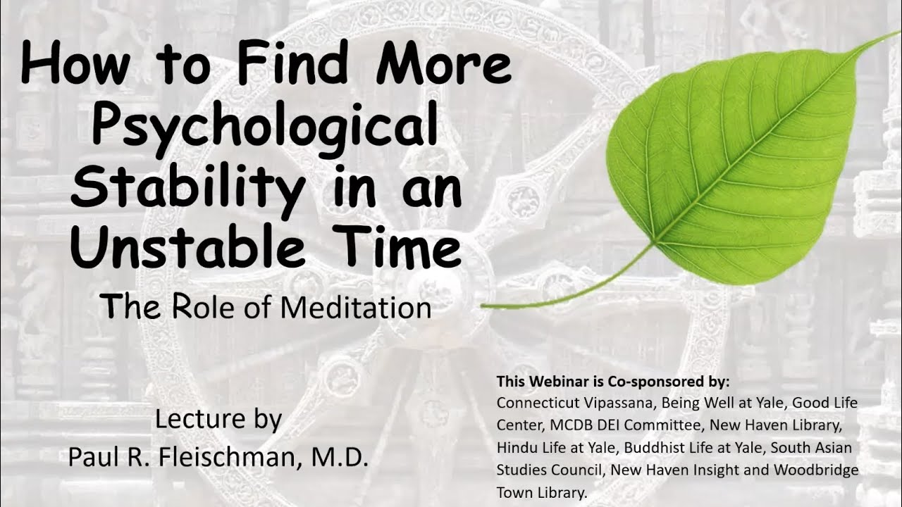 How to Find More Psychological Stability in an Unstable Time: The Role ...