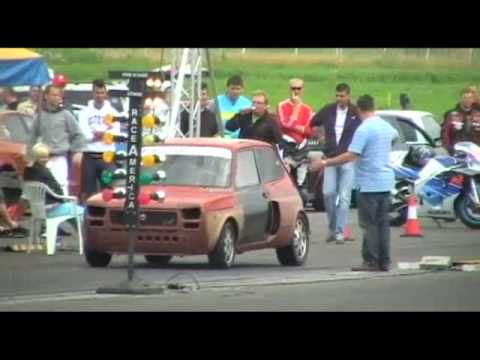 Fiat 127 2,0 Turbo (Project Luigi) test Carat Tuning Party 2010 - YouTube