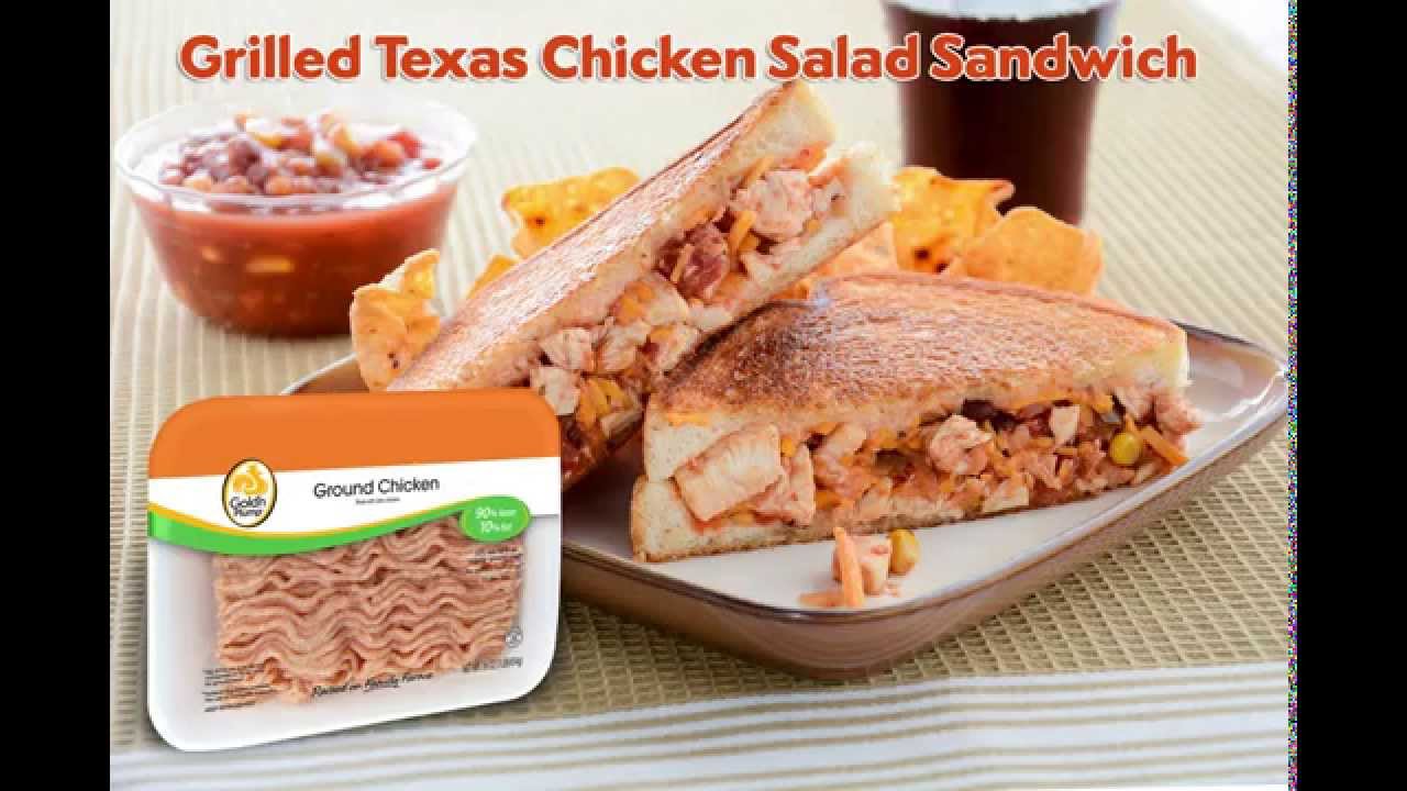 Grilled Texas Chicken Salad Sandwich - YouTube