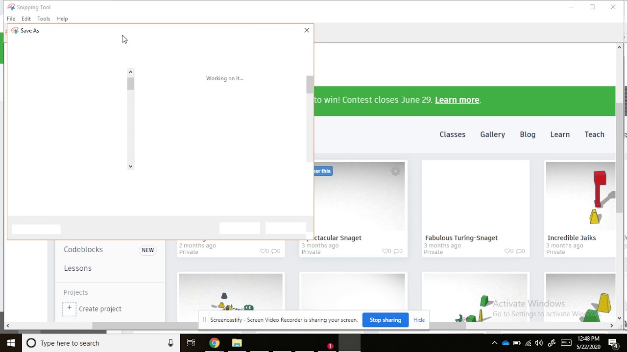 Take a Screenshot with the Snipping Tool - YouTube