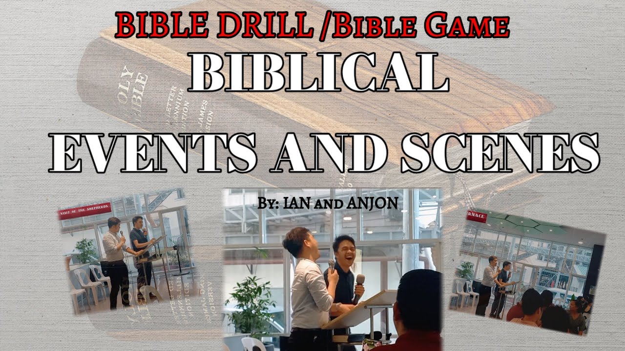 BIBLE DRILL || BIBLICAL EVENTS AND SCENES || Bible Game - YouTube