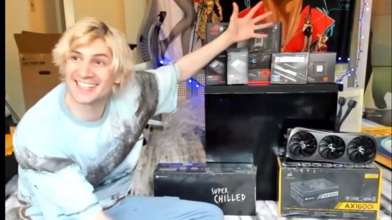 xQc Builds New Pc ft. @LinusTechTips (with chat) | Check Comment For ...