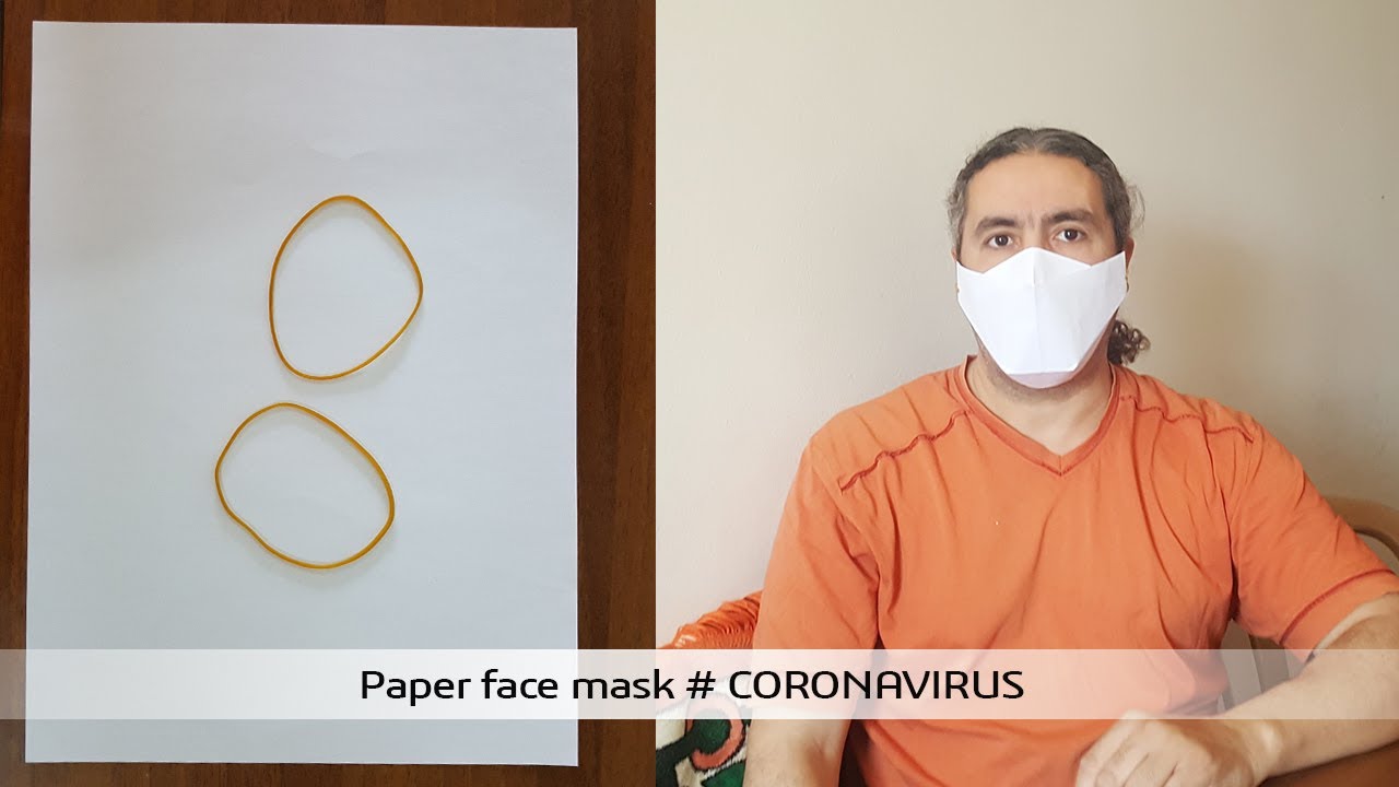 Paper face mask # CORONAVIRUS - YouTube