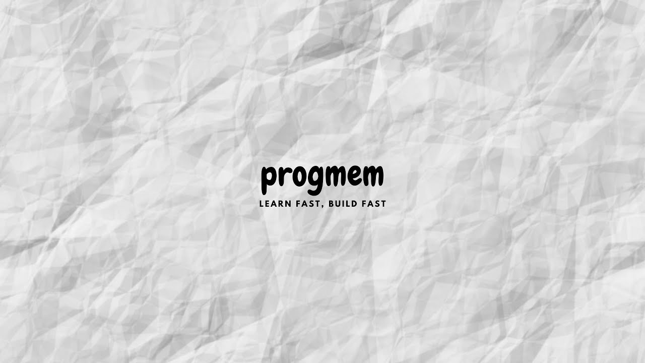 progmem - YouTube