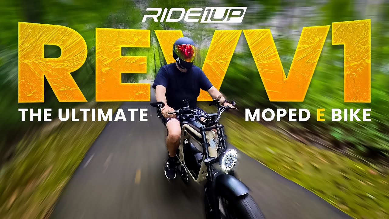 Ride1Up Revv1: The Ultimate Moped Style EBike - YouTube