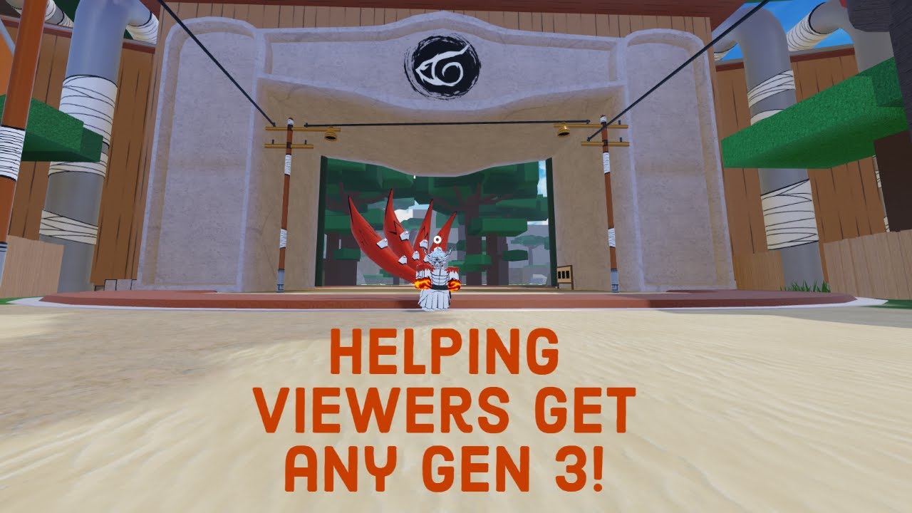 Helping viewers get Gen 3 4 Tails I Roblox II Shindo Life I - YouTube