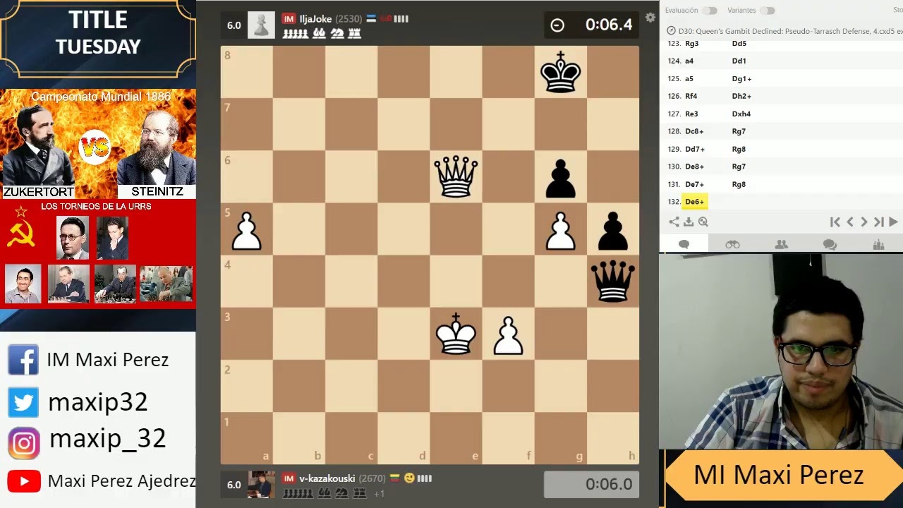 DOBLE TITLE TUESDAY Chess.com - YouTube