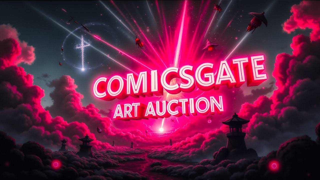 COMICSGATE ART AUCTION Day 3 of 3! All are welcome! - YouTube