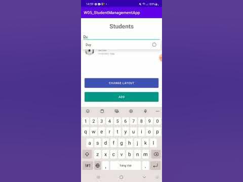 HW05: Student Management App (version 2) - 20127013 - Đặng Nguyễn Duy ...