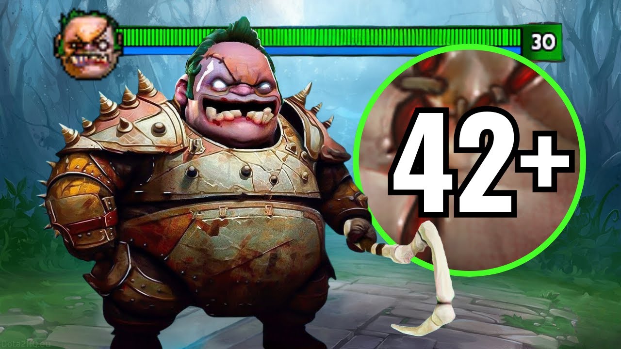OMG 42Stacks = 82Str Bonus Pudge 6500HP in 33Mins 33Kills Monster ...