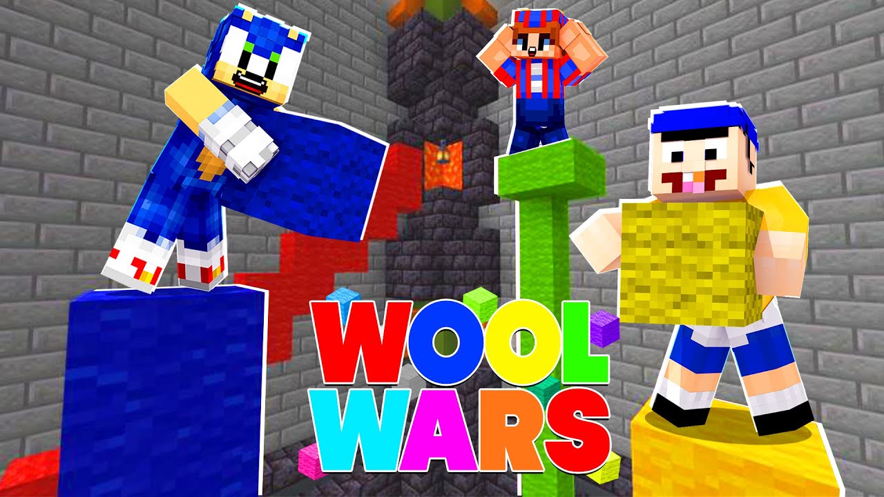 Sonic WOOL WARS! [57] | Sonic Survival Adventures | Minecraft - YouTube