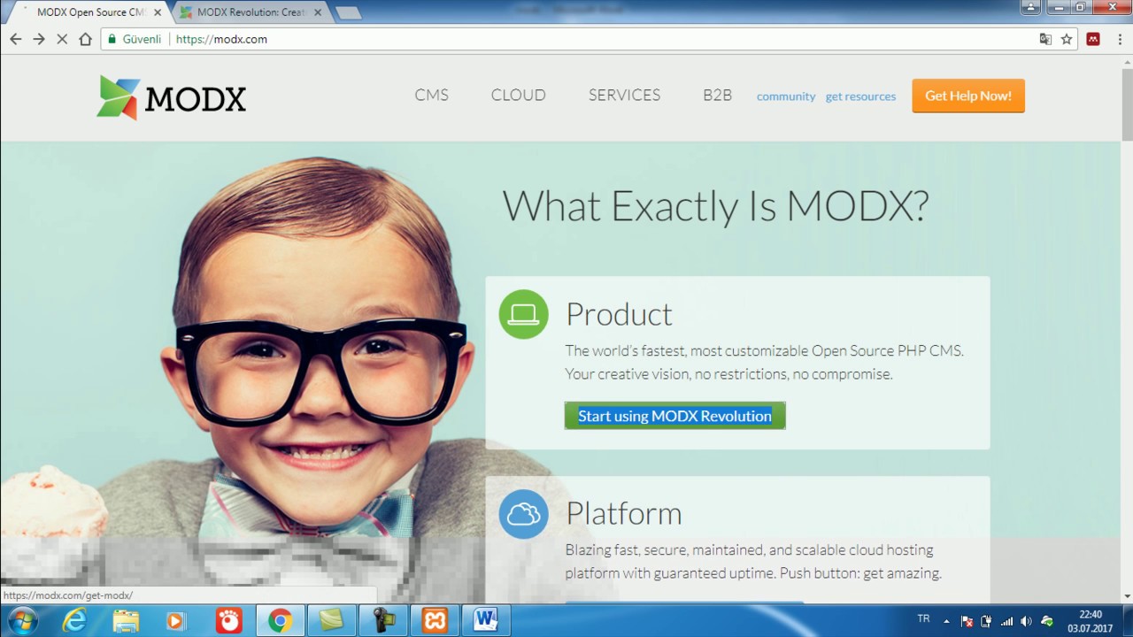 ModX Kurulum, Düzenleme, Template Oluşturma ve Yayınlama, ModX ile ...