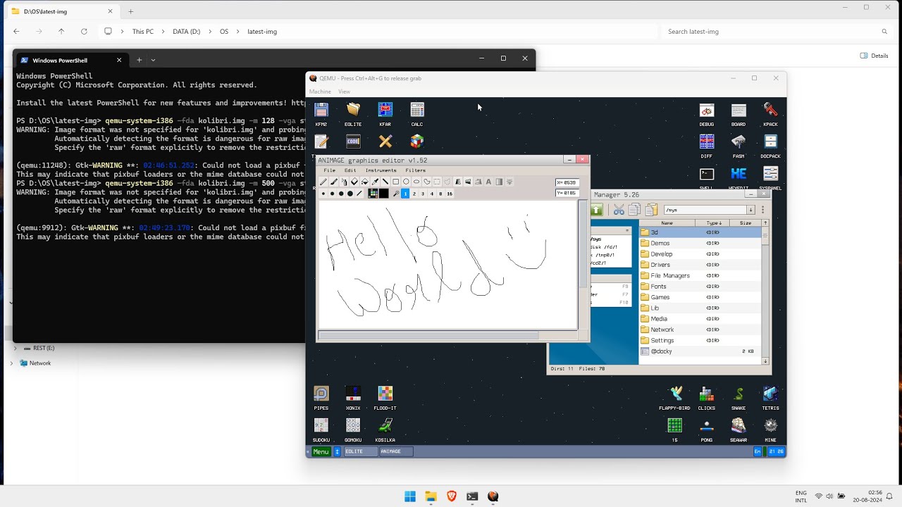 Operating System in LESS THAN 2mb ! - YouTube