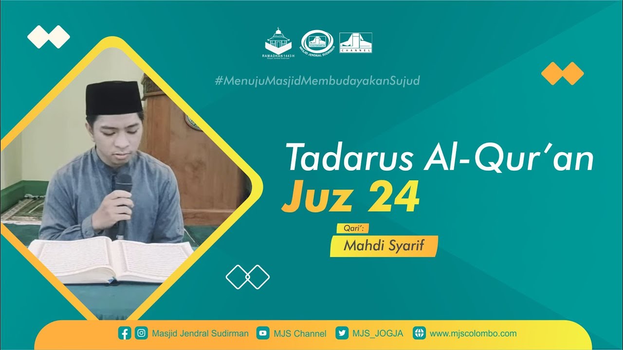 Tadarus Al-Qur'an | Juz 24 | Mahdi Syarif - YouTube