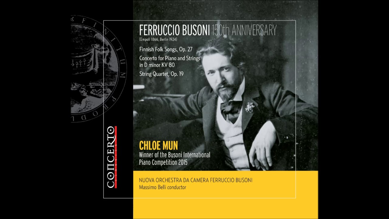 Ferruccio Busoni - Concerto per pianoforte II Adagio - YouTube