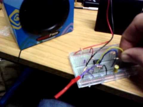 LM358 relaxation oscillator - YouTube
