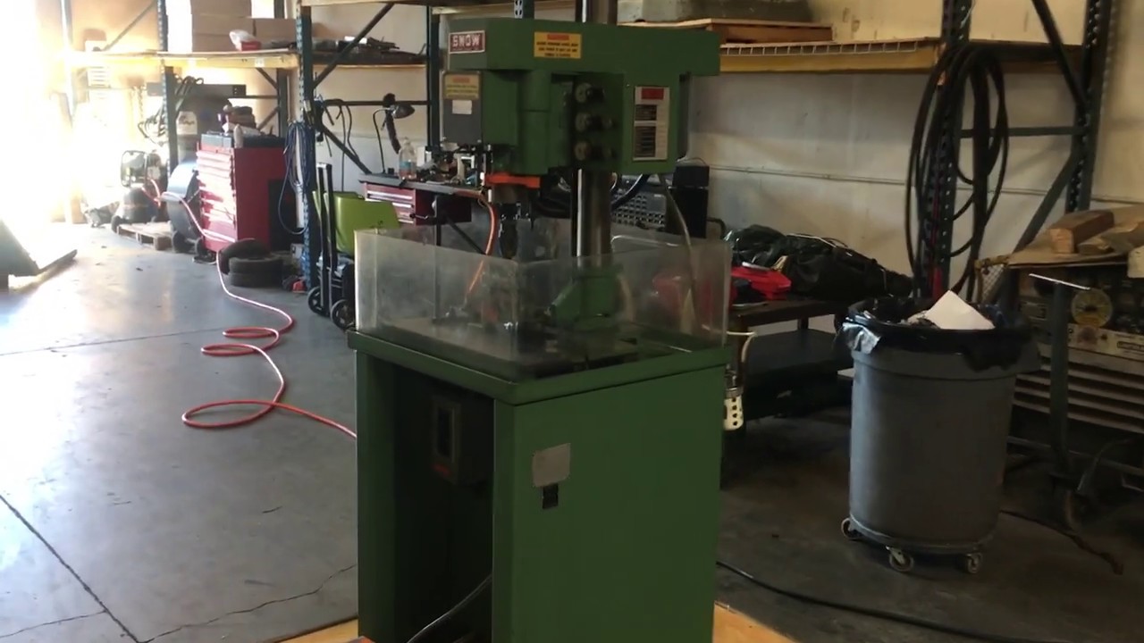 Snow SD-2 Precision Tapping & Drilling Machine with Coolant Pump 220V 3 ...