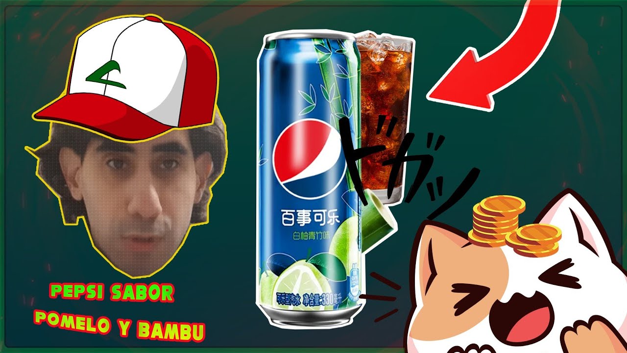 Probando la pepsi sabor pomelo y bambu. - YouTube