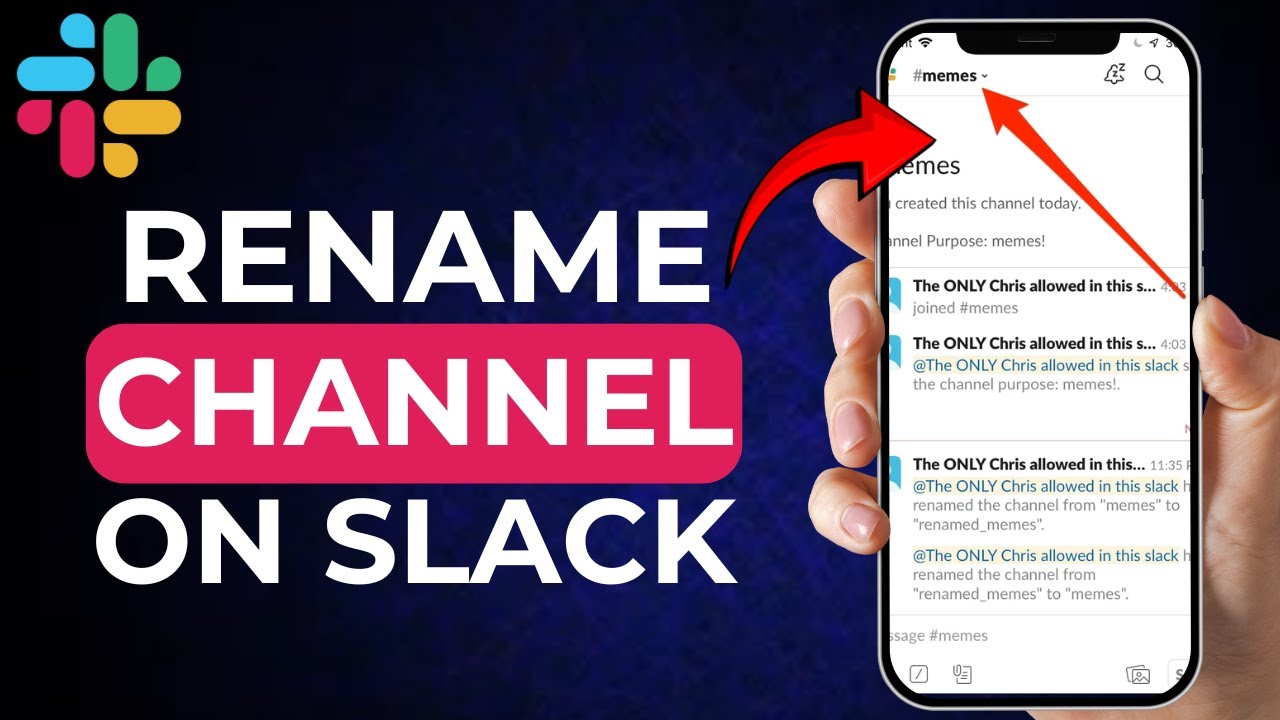 How To Change Channel Name In Slack - YouTube