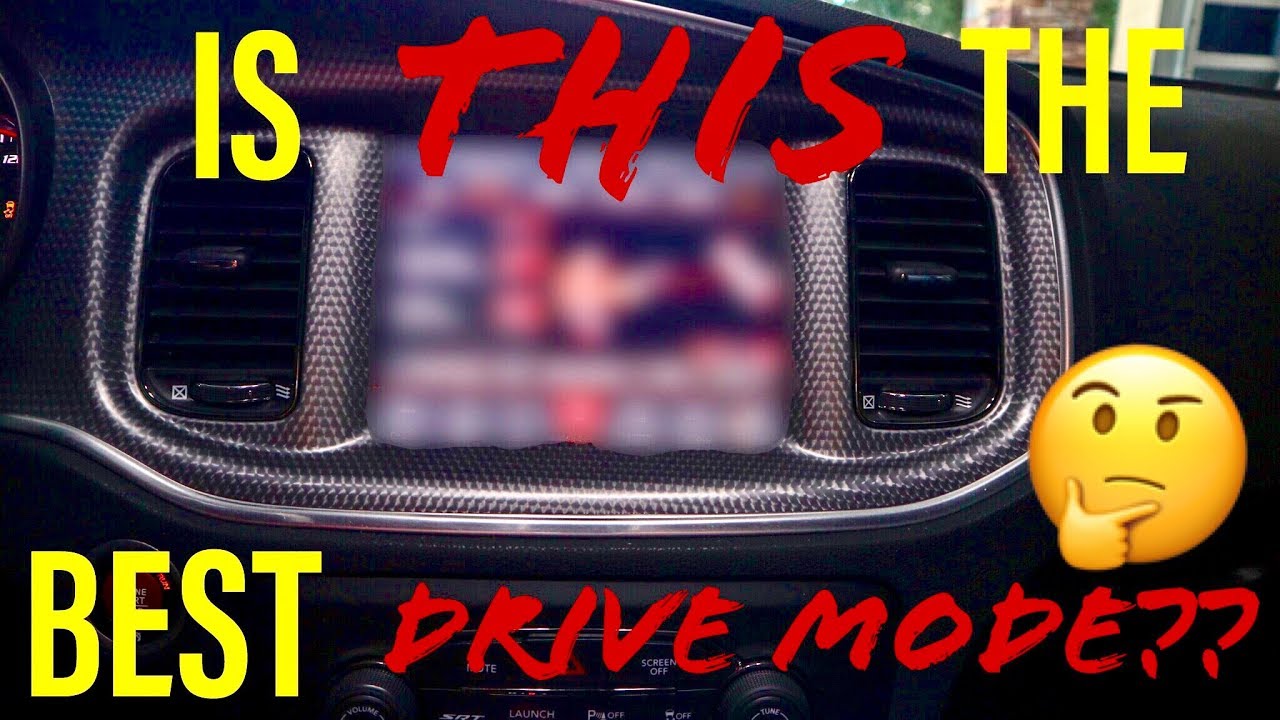 What is the BEST drive mode on a Hellcat? - YouTube