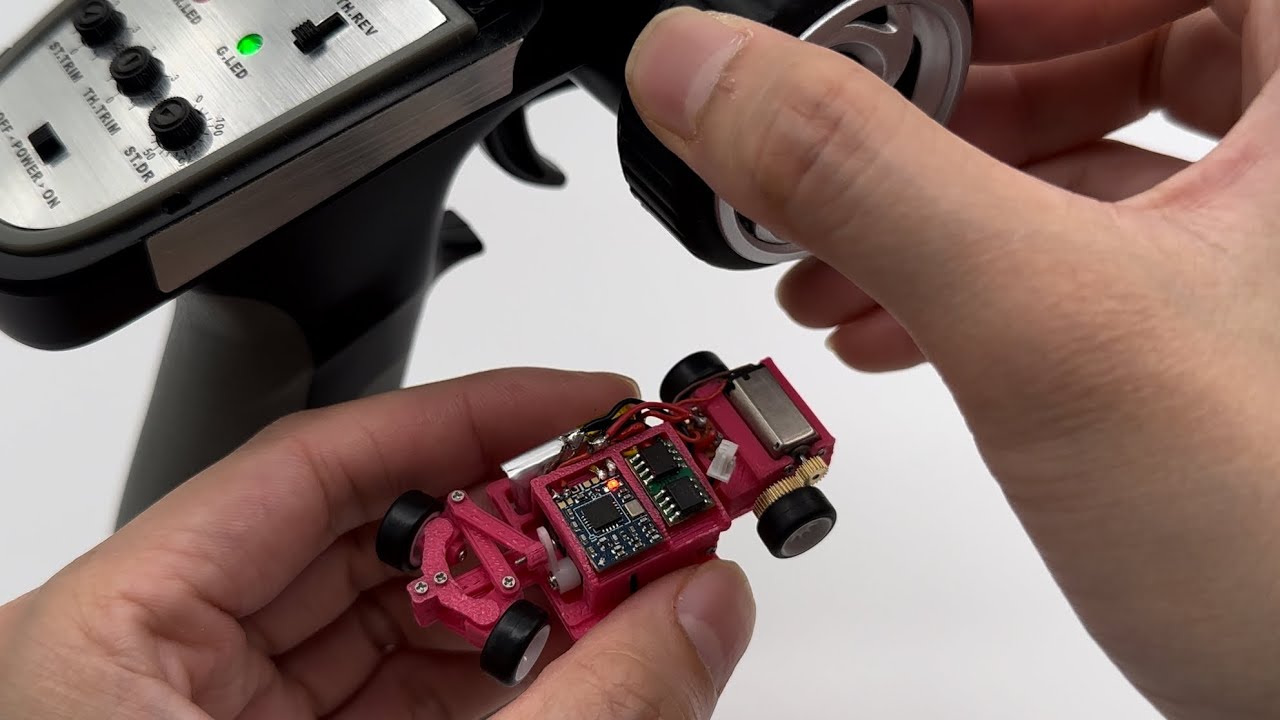 3D Printed Chassis (Version STS1) 1:64 Hotwheels Converting RC Building ...