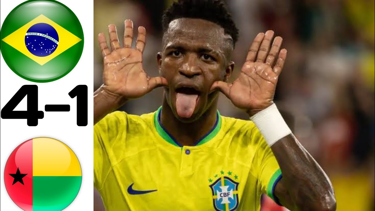 Brazil vs Guinea | 4-1| All goal & Extended highlights 2023 - YouTube