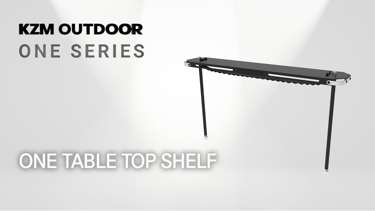 카즈미 원 테이블 탑 쉘프 / KZM ONE TABLE TOP SHELF - YouTube
