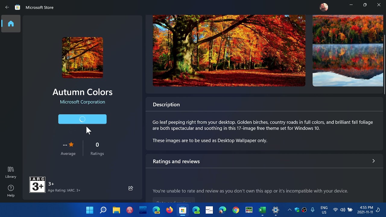 Windows 11 Themes Autumn colors Microsoft Store wallpaper background ...