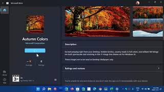 Microsoft Fall Desktop Themes