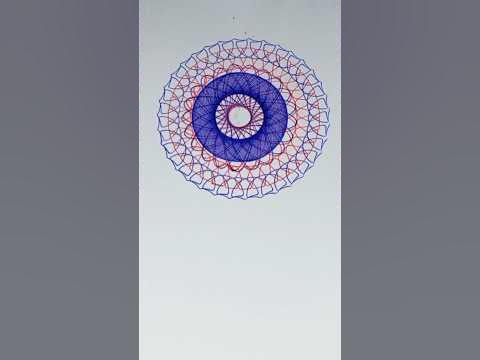 "How to Create Stunning Spirograph Designs: Step-by-Step Guide for Beginners!"#asmr #spirograph ...