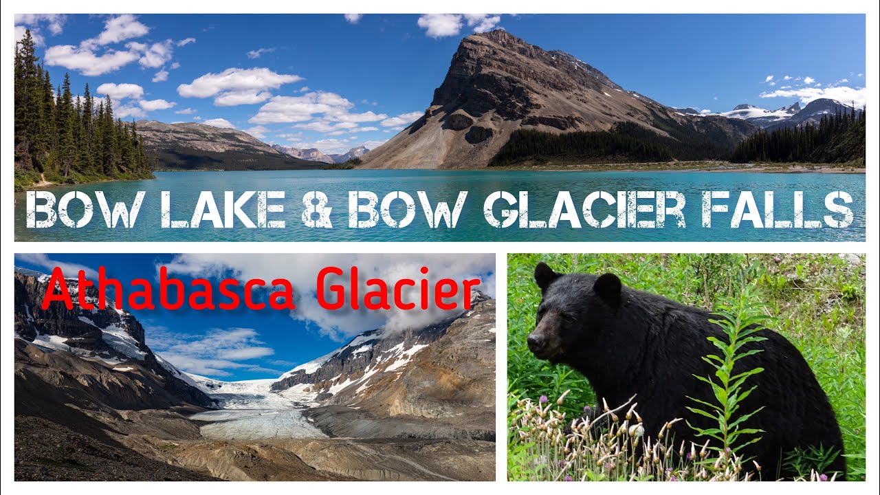 Jasper NP, Athabasca Glacier & Bow Glacier Falls - YouTube