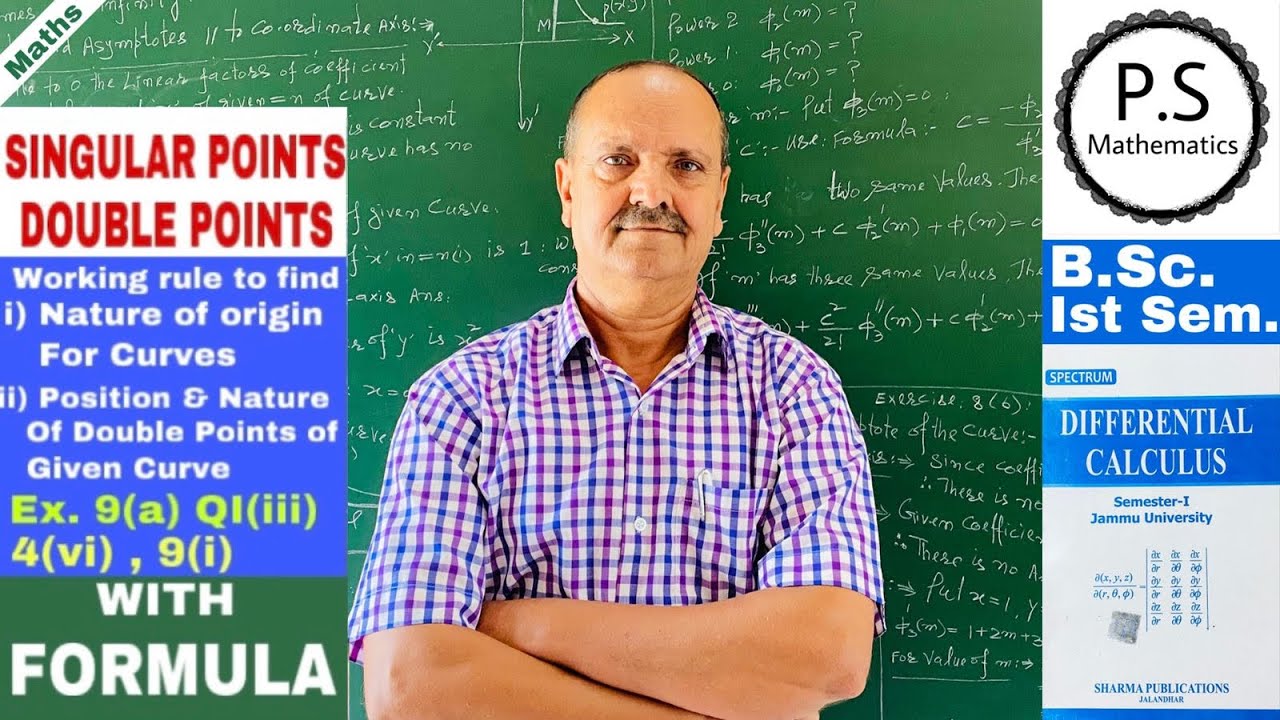 SINGULAR POINTS DOUBLE POINTS ,NATURE OF ORIGIN FOR CURVES AND POSITION ...