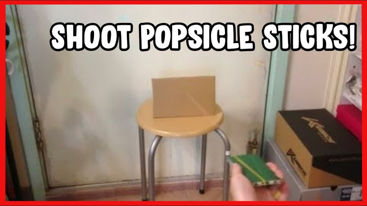 How to make a Strong Popsicle Weapon - YouTube