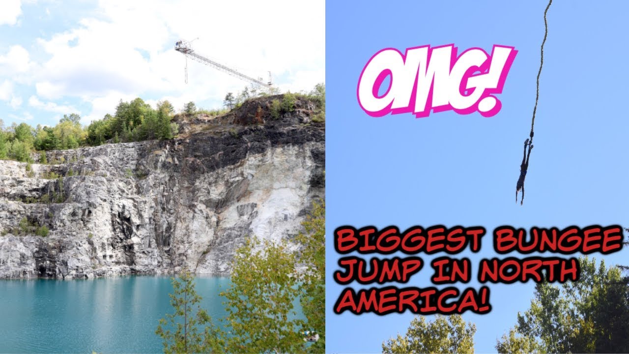 HIGHEST BUNGEE JUMP IN NORTH AMERICA! - Aymeric Jett & Satine Scarlett ...