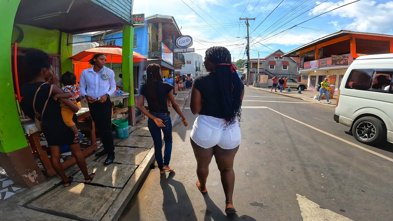 WALKING IN GRENVILLE TOWN GRENADA || GOOD VIBES - YouTube