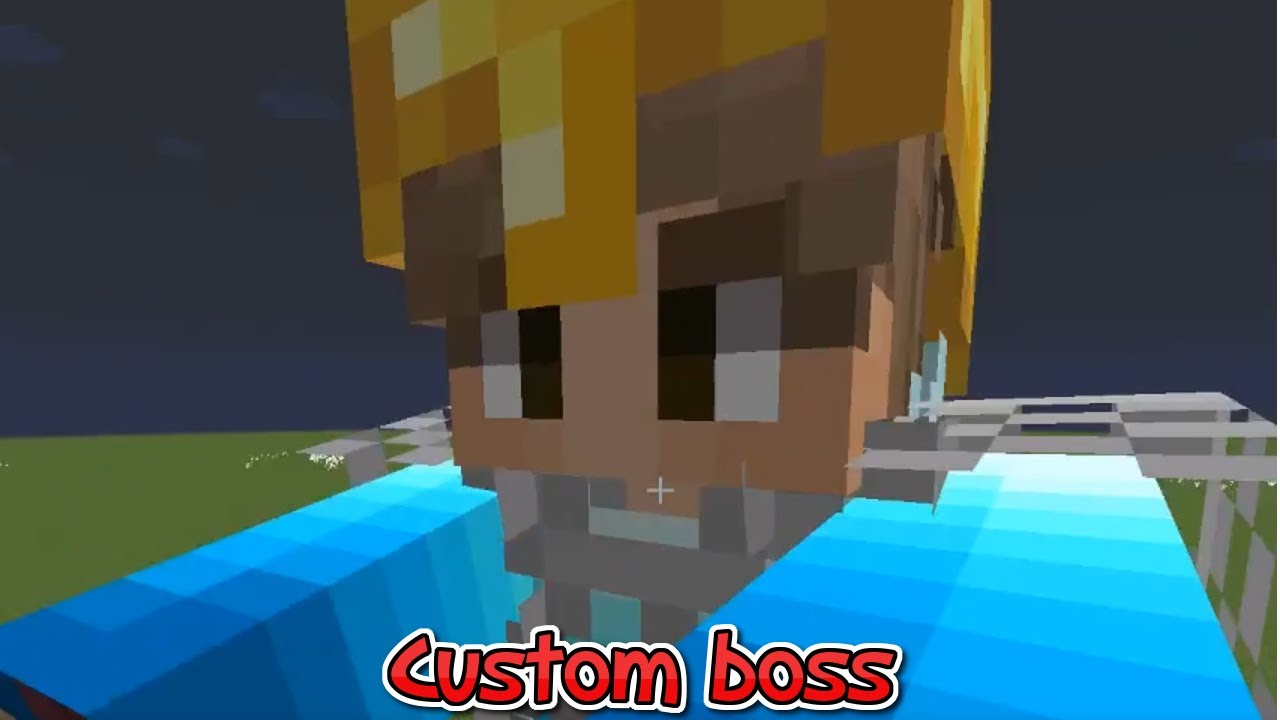 I made a custom boss [minecraft] - YouTube