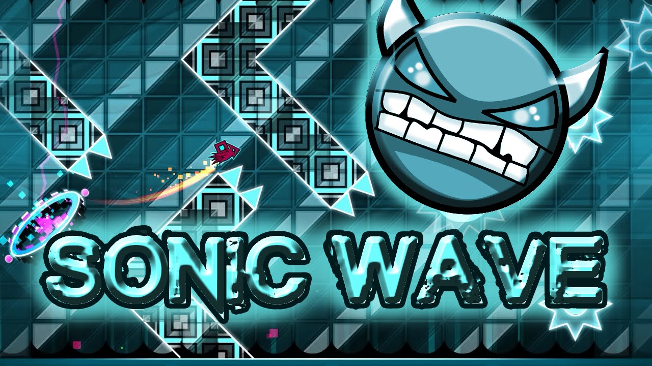GEOMETRY DASH [SONIC WAVE] 20% - YouTube