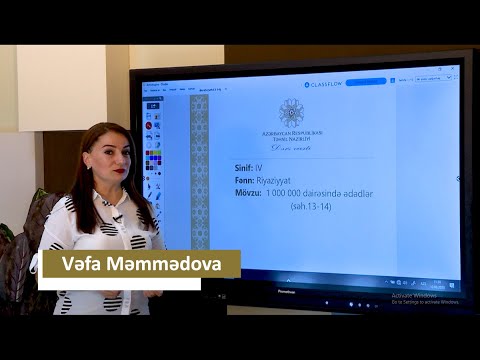 1 000 000 dairəsində ədədlər 2 / IV sinif Riyaziyyat / Vəfa Məmmədova