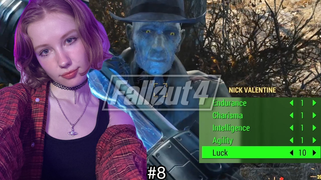 Fallout 4 First Playthrough Luck MAXED | Nick and Tesla weapon E8 - YouTube