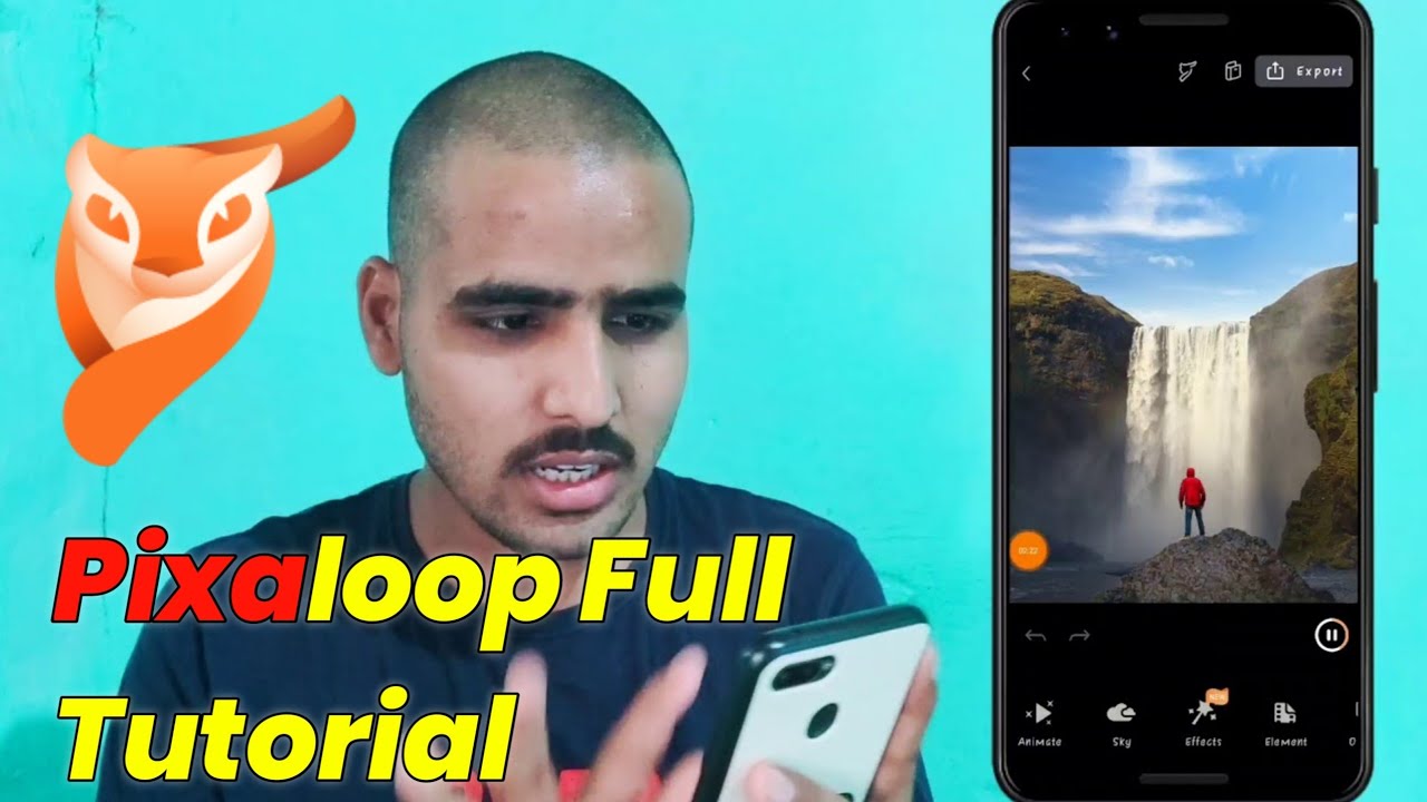 how to use pixaloop app in hindi || Pixaloop Tutorial - YouTube
