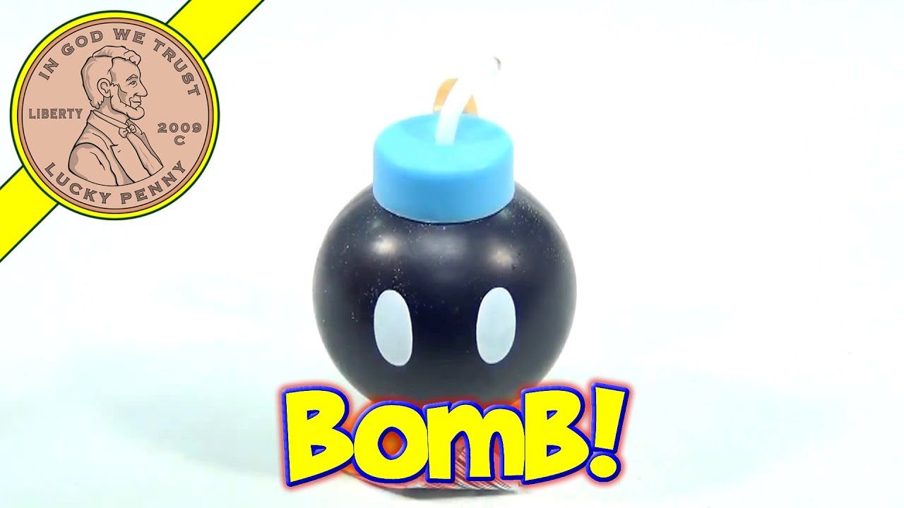 Super Mario Brothers Candy Bob-omb, Candy Powder with Dipping Fuses ...