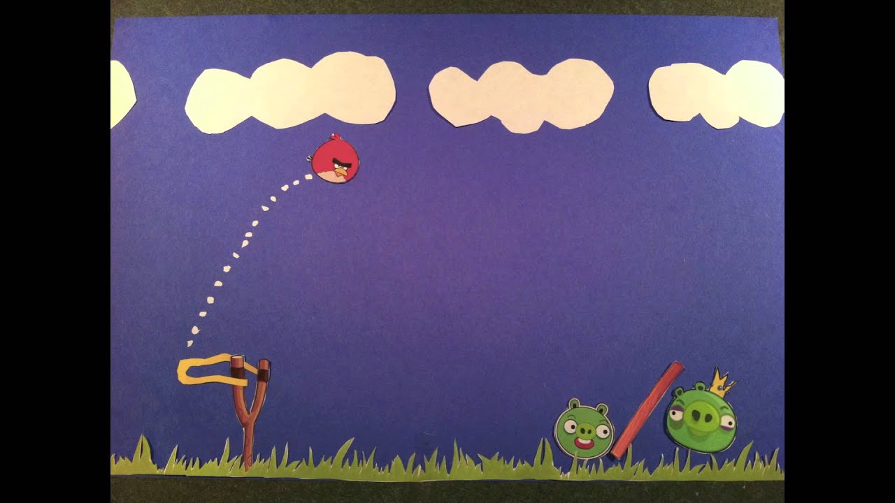 UIUC ART 140 Final Project: angry birds stop motion - YouTube