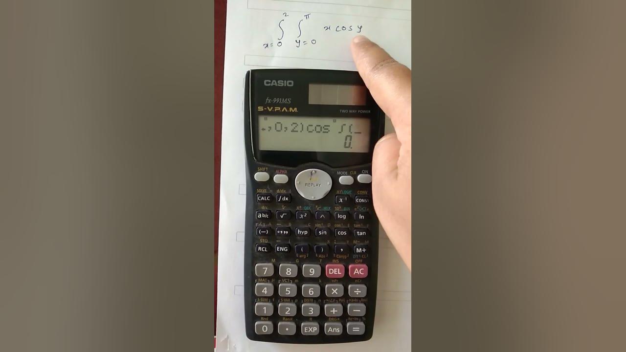 How to solve Double Integration in Scientific Calculator | Casio ...