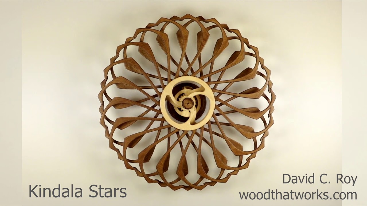 Kindala Stars kinetic sculpture by David C. Roy - YouTube
