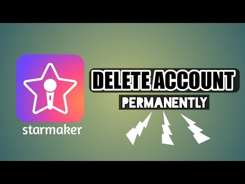How to Delete Starmaker account permanently - YouTube
