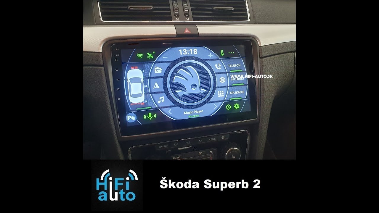 Skoda Superb 2 SOUNDSYSTEM 10,1inch TomiMax ANDROID Multimedia Player ...